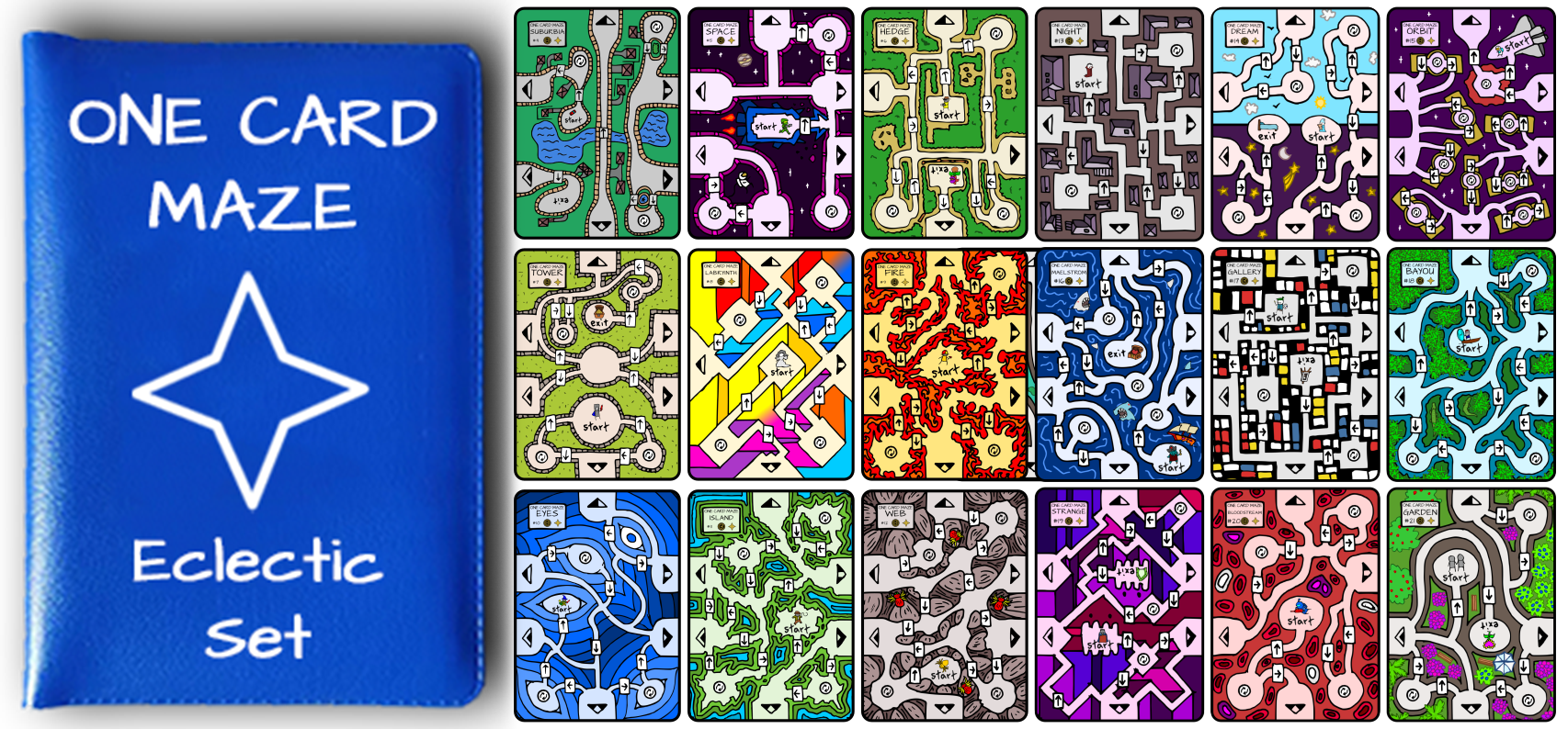Eclectic Wallet – One Card Maze Store