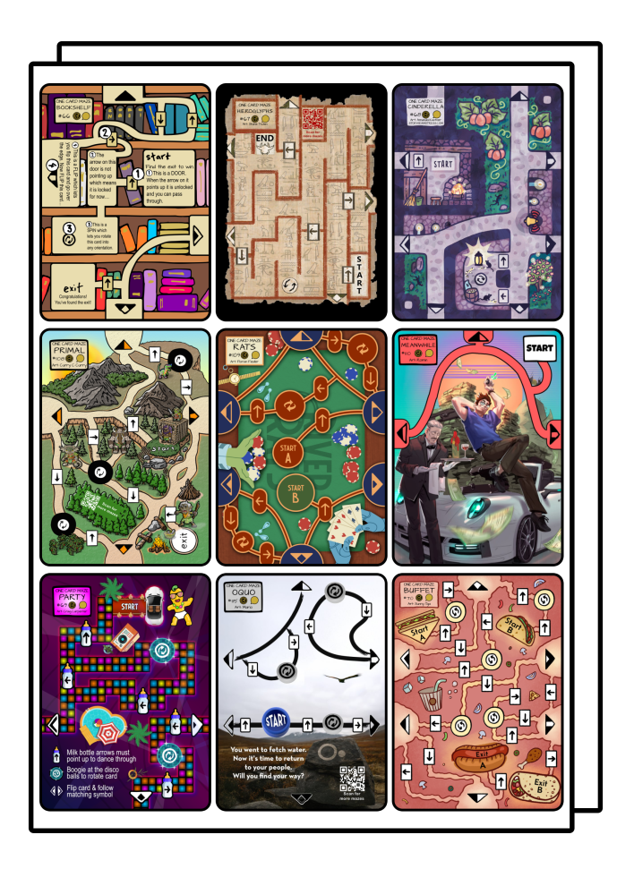 Collab Set Print and Play – One Card Maze Store